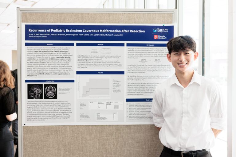 Summer Undergraduate Internship Program | Barrow Neurological Institute