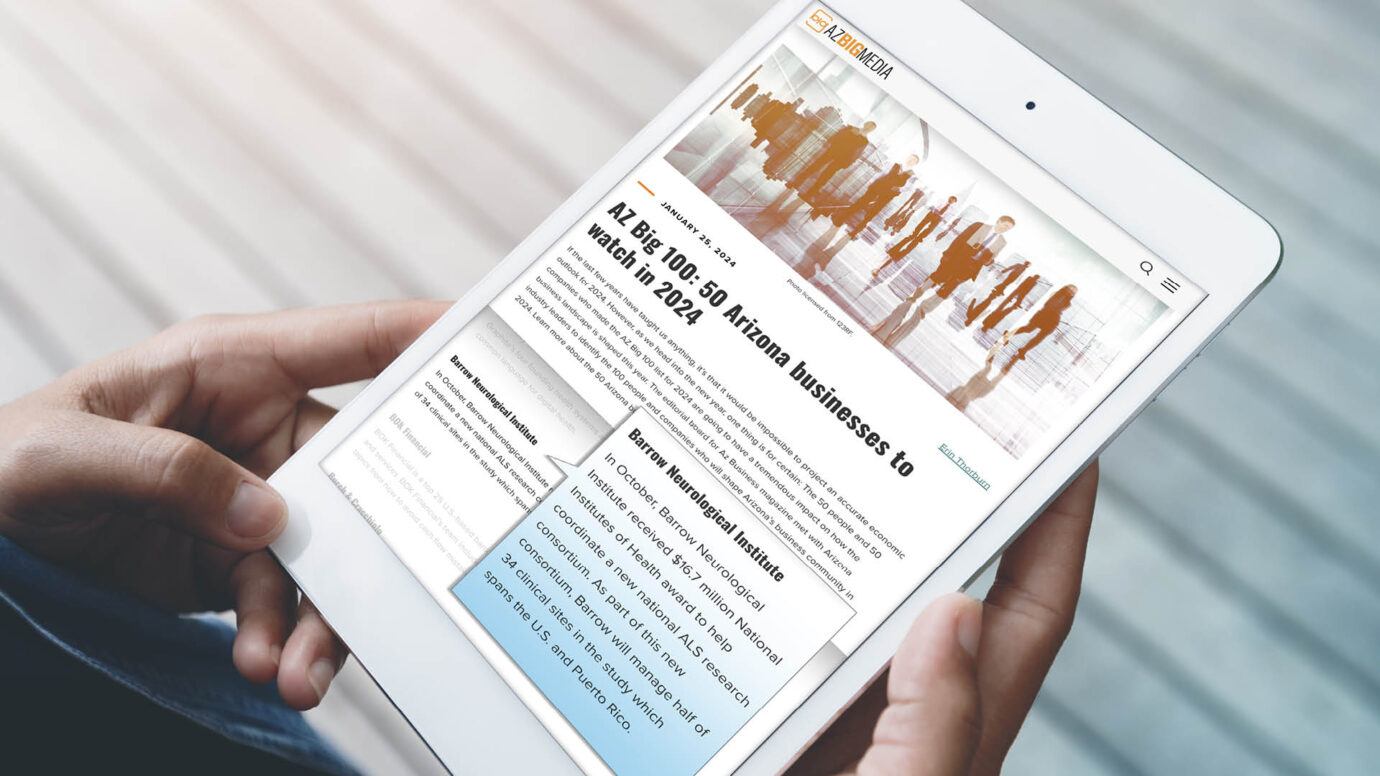 'AZ Big 100' Names Barrow a Business to Watch