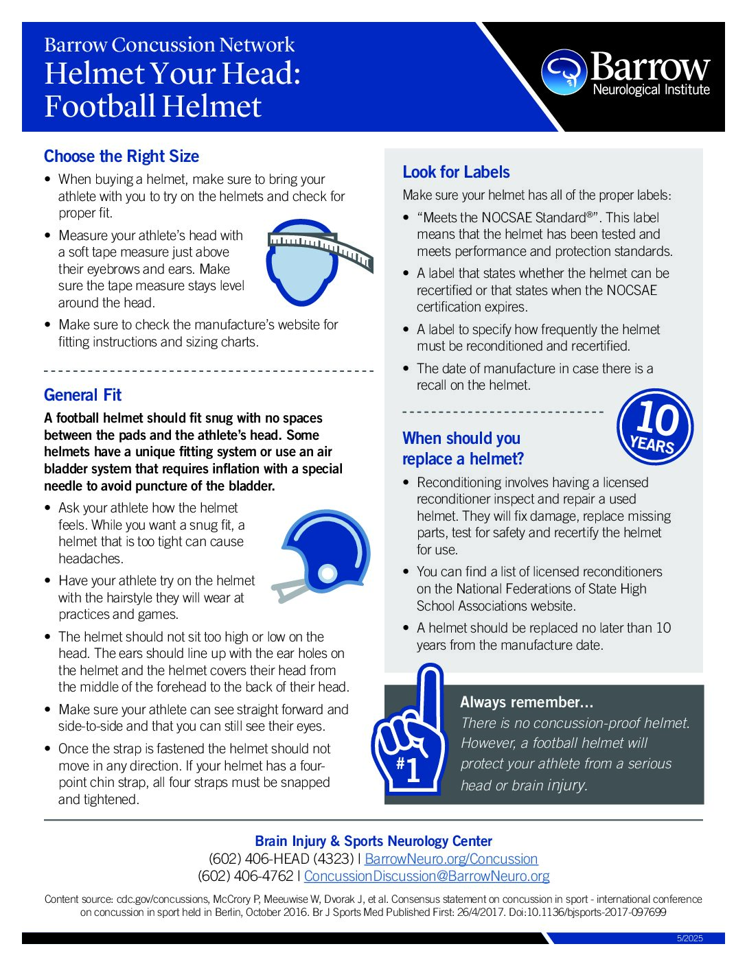 Helmet Your Head - Barrow Neurological Institute