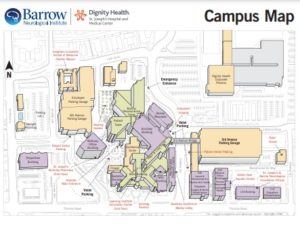 Campus Map - Barrow Neurological Institute